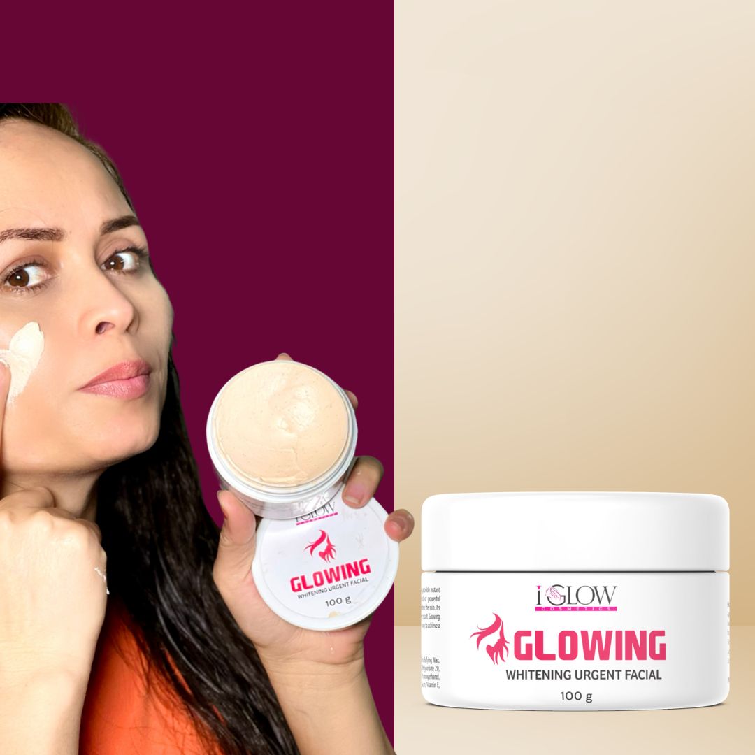 Glowing Locks Whitening Urgent Facial - iGlow Cosmetics