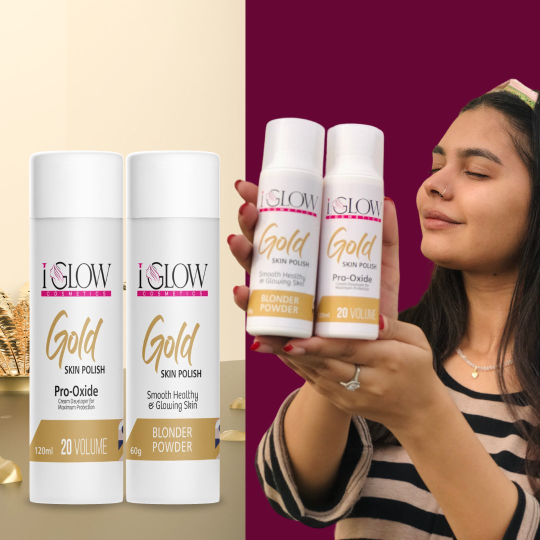Gold Skin Polish For Skin Fairness & Whitening - Glowing Locks Skin ...