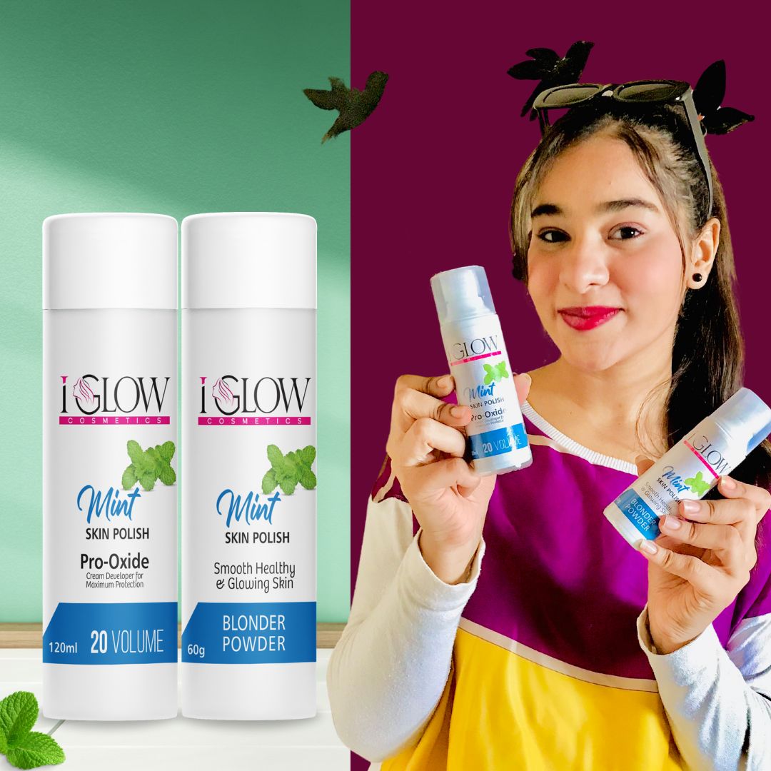 Mint Skin Polish For Acne Skin - iGlow Cosmetics