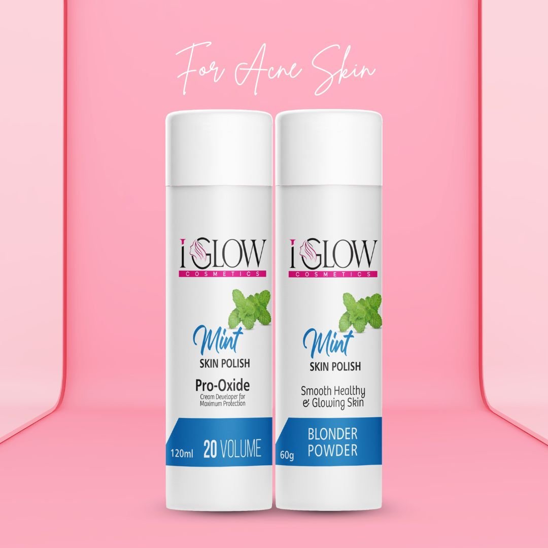 Mint Skin Polish For Acne Skin - iGlow Cosmetics